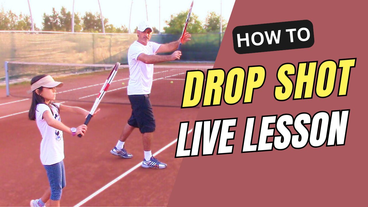 How I Taught My 8-Year-Old The DROP SHOT (Tennis Coaching Lesson)
